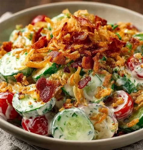 Refreshing Cucumber Ranch Crack Salad Recipe Best Easy Fresh Side