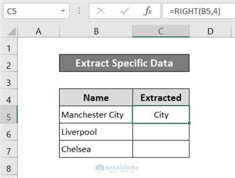 How To Extract Specific Data From A Cell In Excel Examples