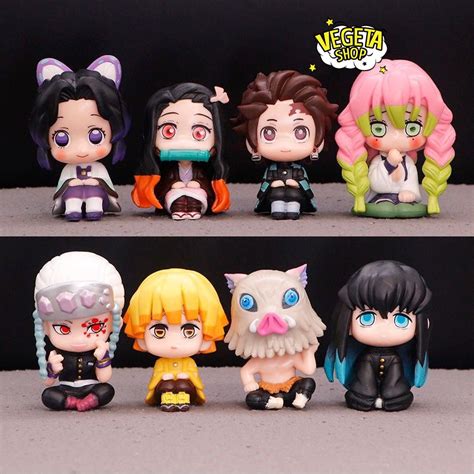 Mô Hình Kimetsu No Yaiba Thanh Gươm Diệt Quỷ Tanjiro Nezuko Zenitsu