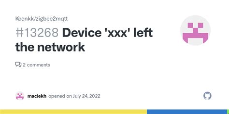 Device Xxx Left The Network Issue 13268 Koenkk Zigbee2mqtt GitHub