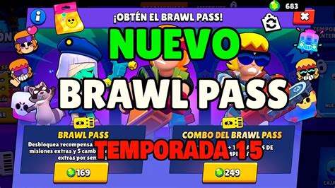 Nuevo Brawl Pass Temporada 15 Brawl Stars Youtube