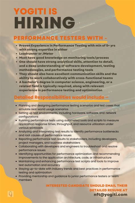 Yogiti On Linkedin Yogiti Qa Performancetester Qe