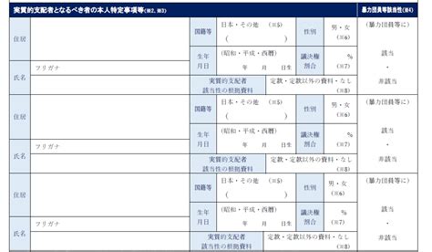 実質的支配者となるべき者の申告書とは？手続き方法や書き方、記入例を解説 マネーフォワード クラウド会社設立