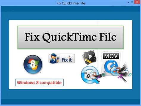 Fix Quicktime File Free Download Fix Quicktime File 20010 File Management Utilities