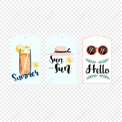 Cartoon Drink Summer Hello Labelfoammugholiday Png Picture And