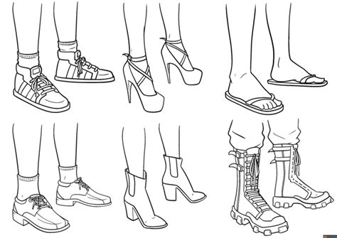 Male Anime Shoes Drawing How To Draw A Cute Girl Step By Step Aikau