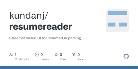 GitHub Kundanj Resumereader Streamlit Based UI For Resume CV Parsing