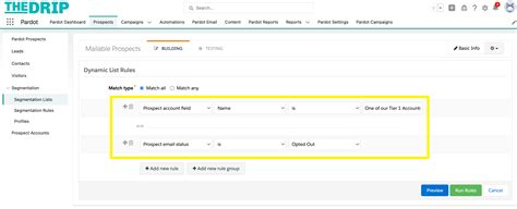 pardot dynamic lists for faster segmentation 10 examples