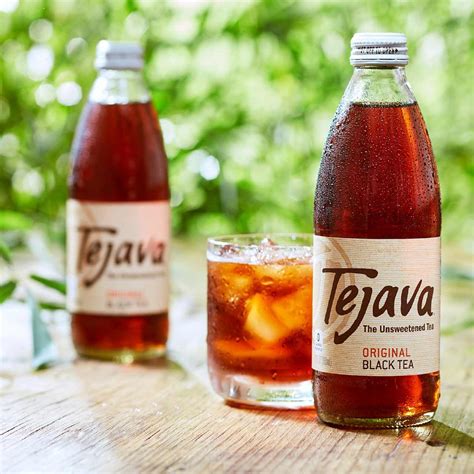 Tejava Original Black Iced Tea 12 Pack 12oz Glass
