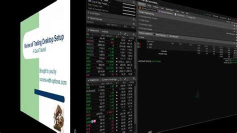Thinkorswim Desktop Setup YouTube
