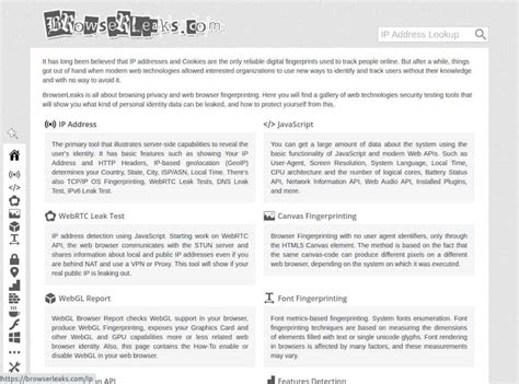 Top Sites To Test Your Browser Fingerprint In Modern Private Life