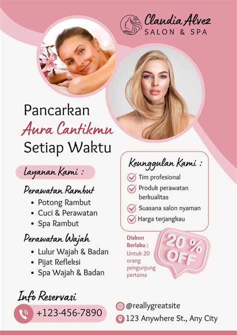 Gratis Desain Contoh Contoh Iklan Kecantikan Canva