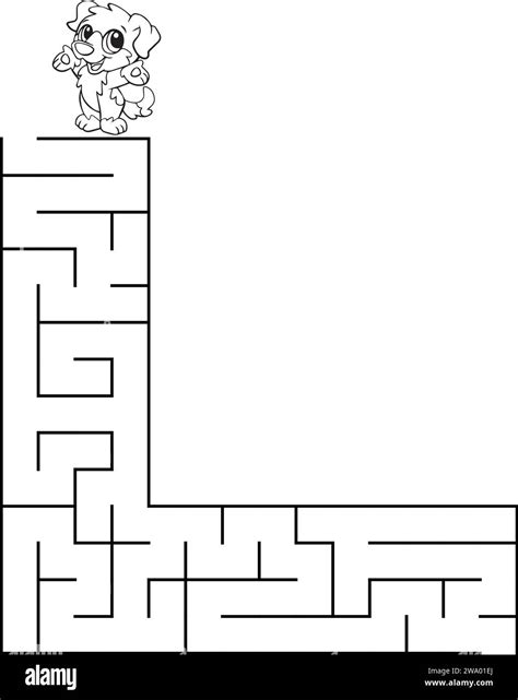 A Set Of Four Rectangular Labyrinths Maze Stock Vector Image And Art Alamy