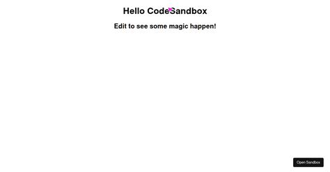 Change Mouse Cursor Codesandbox