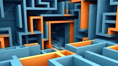 Best Corner Pattern Powerpoint Background For Presentation