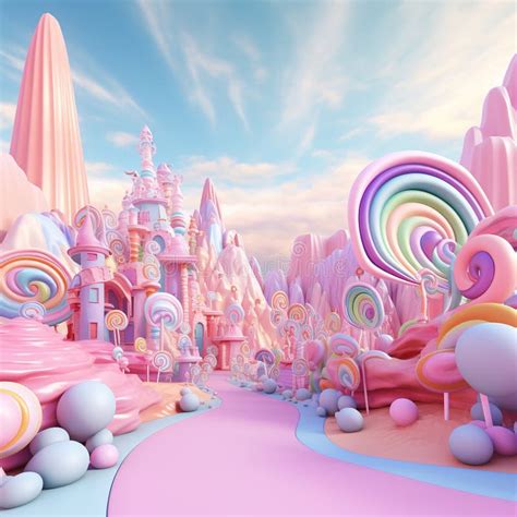 Candyland Very Beautiful Rainbow Pieces Of Candy Pastel Colors