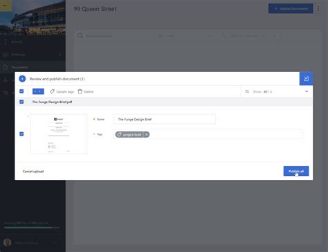 drawboard projects adding supporting documentation to a project