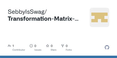 Github Sebbyisswag Transformation Matrix Spherical Coordinates