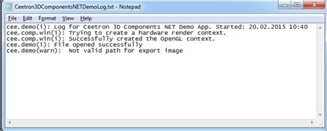 logging — ceetron envision for desktop documentation