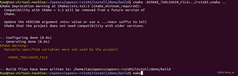 嵌入式linux学习之opencv交叉编译移植并使用cmakelist编译demo Csdn博客