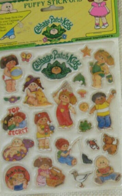 Vintage Stickers • Cabbage Patch Dolls • 1980s Tv Show Cartoon Toys