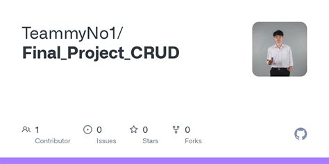 Github Teammyno1finalprojectcrud
