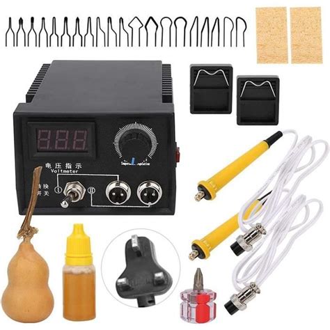 Machine De Pyrogravure Professionnelle À Double Stylo Avec 20 Embouts