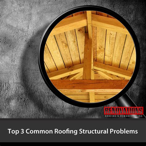 Top 3 Common Roofing Structural Problems Renovations Roofing