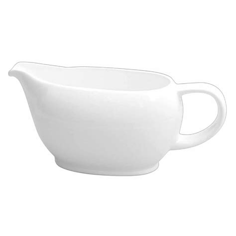 White Sauce Boat 400ml 140z M Obyrne Hire