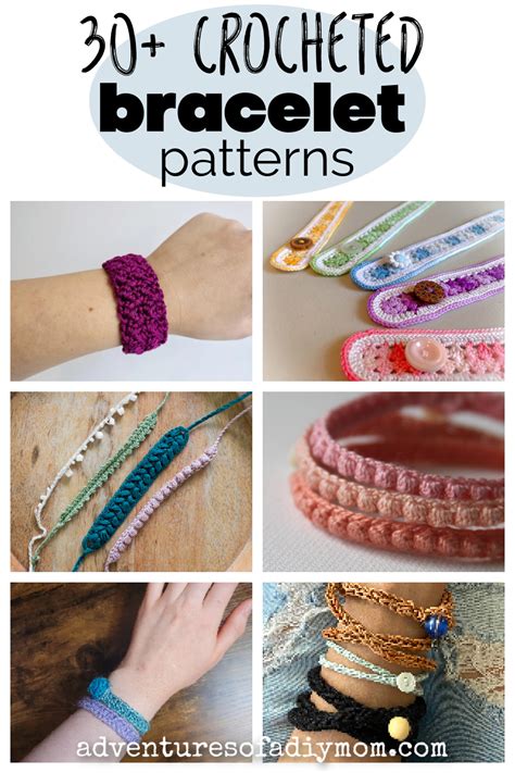30 Diy Crochet Bracelet Patterns — Adventures Of A Diy Mom
