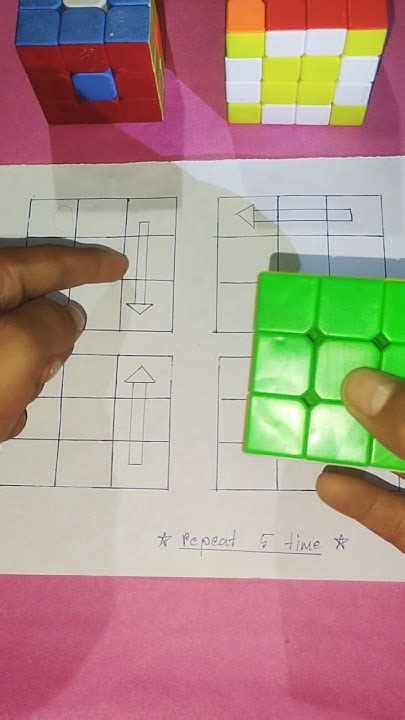 rubik s cube magic trick tutorial 🔥🔥😎 rubikscube shorts