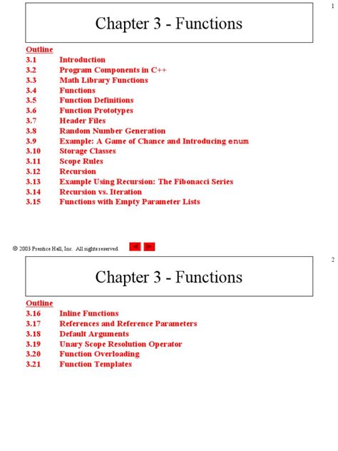 chapter 3 functions 2003 prentice hall inc all rights reserved