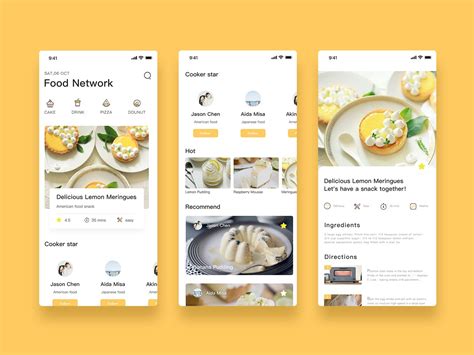 Recipe App Design Food App Web App Design Mobile App Design Inspiration