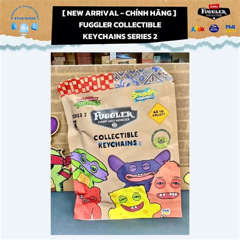 [ New Arrival ChÍnh HÃng ] Fuggler Collectible Keychains Series 2