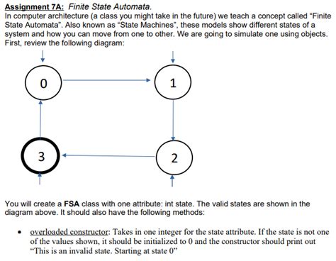 Solved Assignment 7a Finite State Automata In Computer