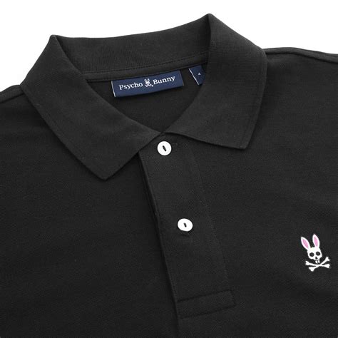 Psycho Bunny Classic Polo Shirt In Black I Psycho Bunny I Norton Barrie