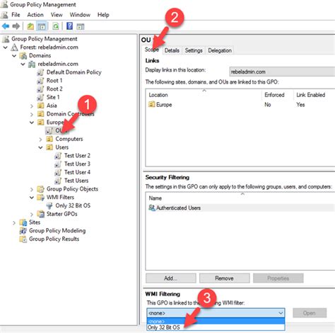group policy wmi filters in a nutshell rebeladmin