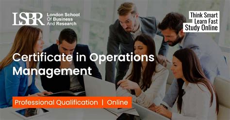 Certificate In Operations Management Archives Lsbr Uk
