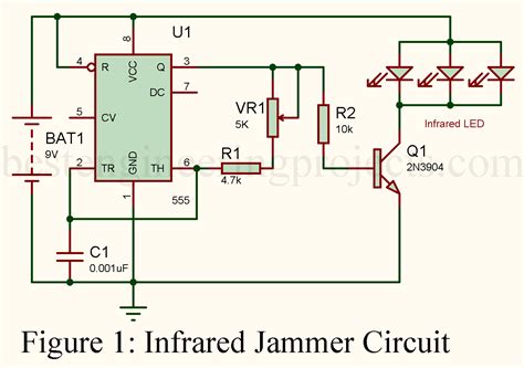 How To Build An Infrared Jammer Circuit Engineering Projects