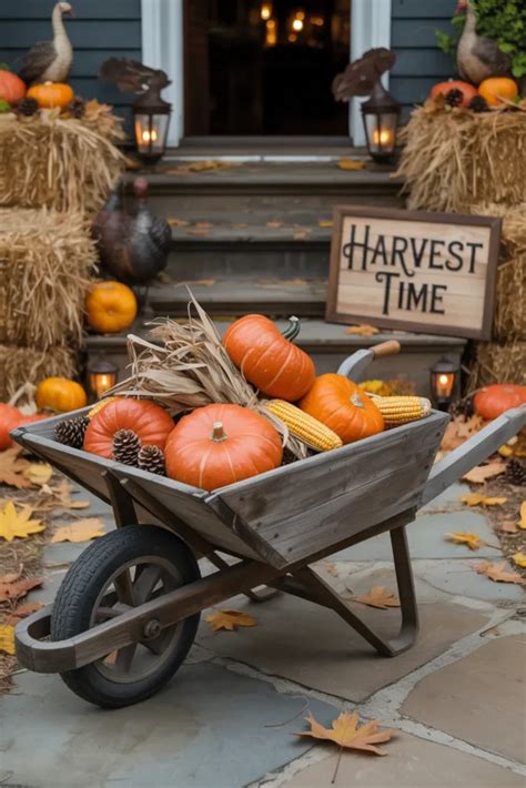 30 Cozy Thanksgiving Porch Decorations To Welcome The Season In Style Materialsix