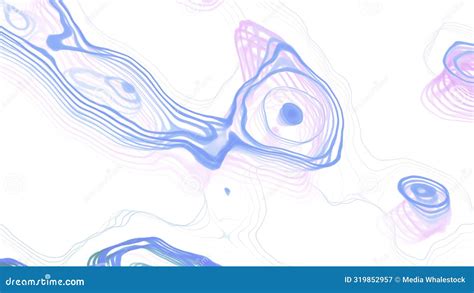 Abstract Liquid Moving Like An Amoeba Motion Scientific And Biological Background Stock