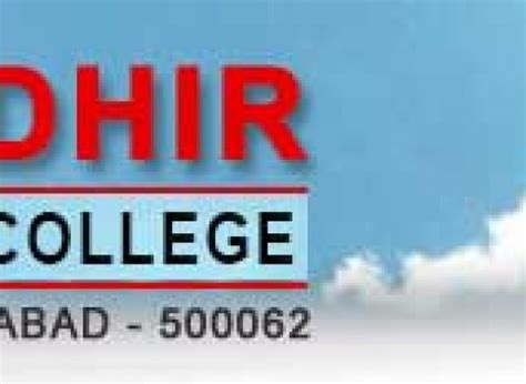 Sai Sudhir Pg College Hyderabad Andhra Pradesh Careerindia