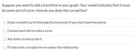 Solved Suppose You Want To Add A Trend Line In Your Graph Chegg