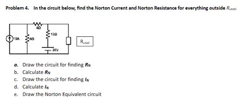 Solved Problem 4 ﻿in The Circuit Below Find The Norton