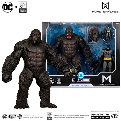 Batman Vs Kong Justice League Vs Godzilla Vs Kong 2pk The Toyark