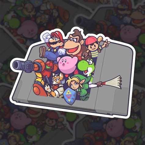 Super Smash Vinyl Stickers Etsy
