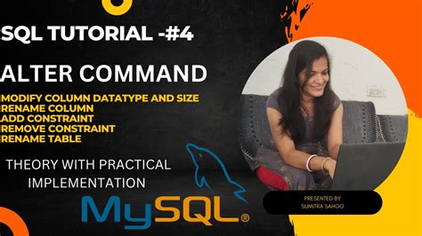 how to use sql alter command to modify and rename columns tables kvs