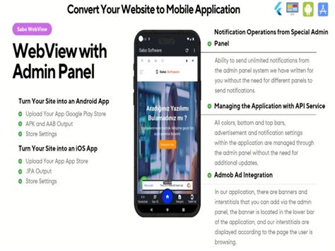 Webview Application With Admin Panel Upwork