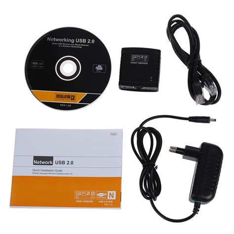 Print Server Usb 20 Ethernet Netwerk Lpr Voor Lan Grandado