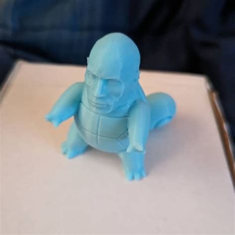 The Rock Kirby 3d Printed Figure Statue Nintendo Fan T Dwayne Johnson Detailed Prank Ts